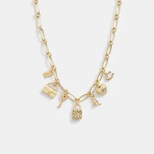 COACH Iconic Charm Chain Necklace