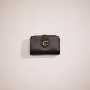 COACH® Restored Tabby Medium Wallet Brass/black