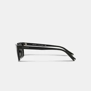 COACH Signature Workmark Square Sunglasses - Black