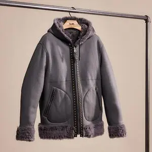 COACH Upcrafted Reversible Shearling Hoodie