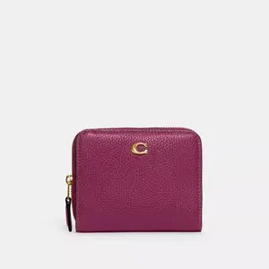 COACH® Essential Billfold Wallet Brass/deep Plum