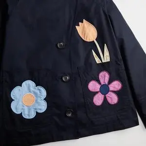 COACHTOPIA Painter's Jacket With Garden Appliqués