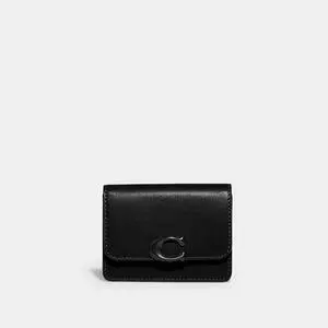 COACH Bandit Card Case Matte Black/black