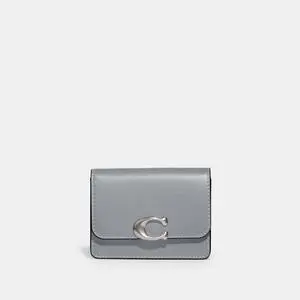 COACH Bandit Card Case Silver/grey Blue