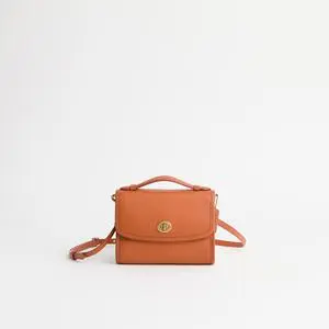 COACH Restored Kip Turnlock Crossbody - Brass/canyon