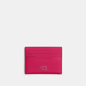COACH Card Case Dragon Fruit