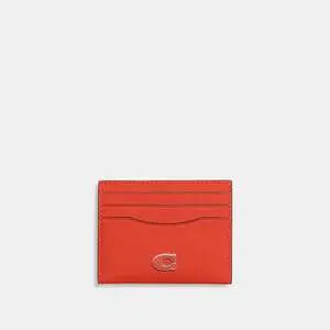 COACH Card Case Sun Orange