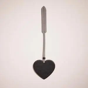COACH Remade Heart Bag Charm - Black