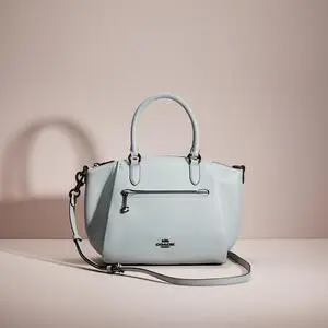 COACH Restored Elise Satchel Gunmetal/azure