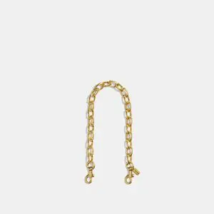 COACH Signature Link Chain Strap - Brass