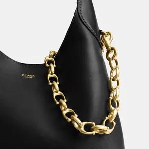 COACH Signature Link Chain Strap - Brass