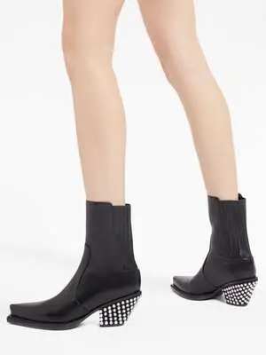 GIUSEPPE ZANOTTI Yanhira 75mm Ankle Boots - Black