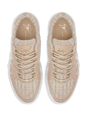 GIUSEPPE ZANOTTI Talon Mid-top Sneakers - Neutrals
