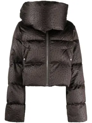 Rick Owens Funnel-neck Puffer Jacket