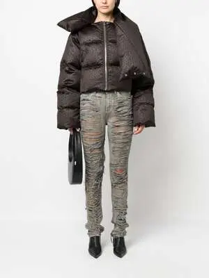 Rick Owens Funnel-neck Puffer Jacket