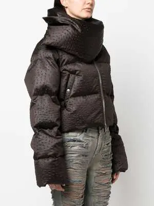 Rick Owens Funnel-neck Puffer Jacket