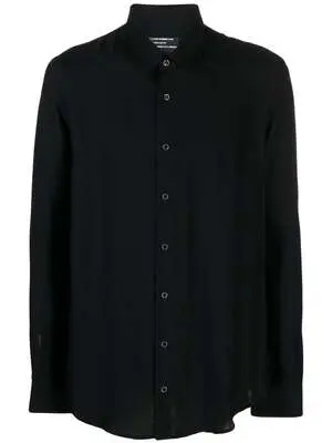 Patrizia Pepe Long-sleeved Twill Shirt