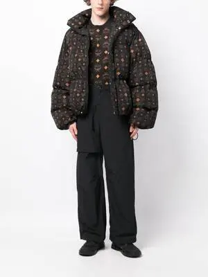 Mcm Onogra-pattern Puffer Jacket