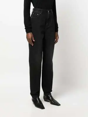 TOTEME Tapered-leg Jeans - Black