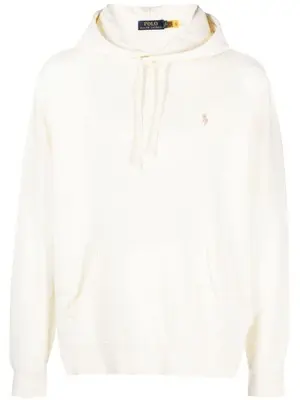 Polo Ralph Lauren Polo Pony-embroidered Hoodie - White