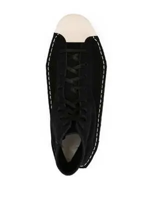Y3 Lace-up Platform Sneakers - Black