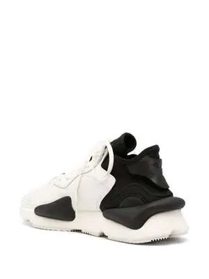 Y3 Kaiwa Leather Sneakers - White