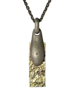 PARTS OF FOUR 18kt Yellow Gold And Sterling Chrysalis Necklace - Silver