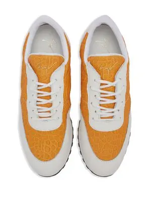 GIUSEPPE ZANOTTI Jimi Lace-up Sneakers - Orange