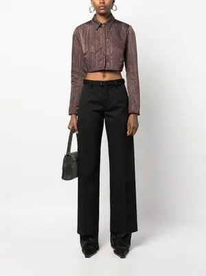 MAISON MARGIELA High-waisted Flared Trousers