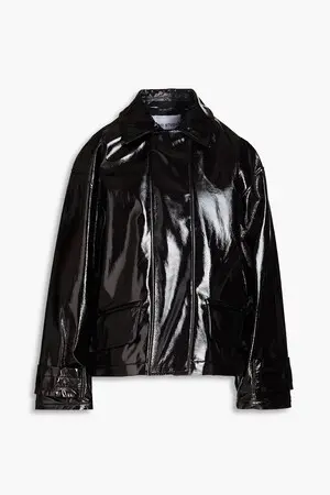 STAND STUDIO Constance Glossed Jacket - Black