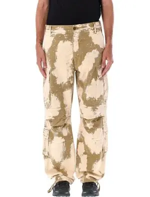 DARKPARK Saint Cargo Bleached Pants - Beige Bleached
