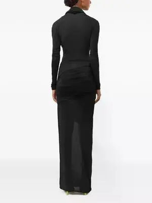 Gauge81 Elos Draped Maxi Dress