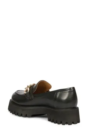 SAINT G Donna Platform Loafer - Black