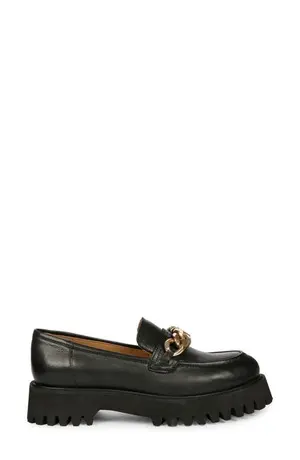 SAINT G Donna Platform Loafer - Black
