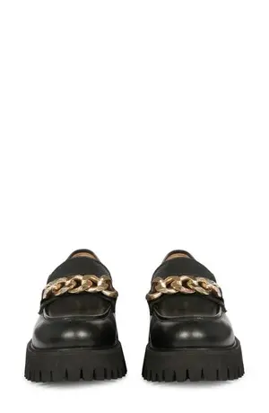 SAINT G Donna Platform Loafer - Black