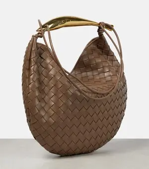 Bottega Veneta Sardine Medium Shoulder Bag - Brown