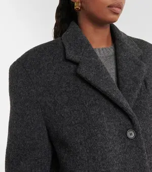Khaite Bontin Wool-blend Coat - Grey