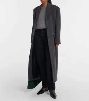 Khaite Bontin Wool-blend Coat - Grey