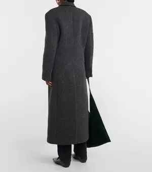 Khaite Bontin Wool-blend Coat - Grey