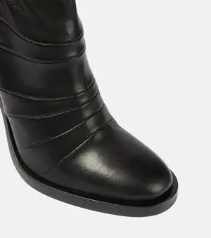 ANN DEMEULEMEESTER Carol Leather Ankle Boots