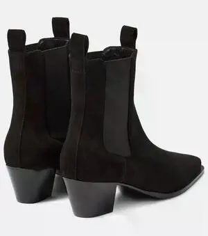 TOTEME The City Ankle Boots - Black