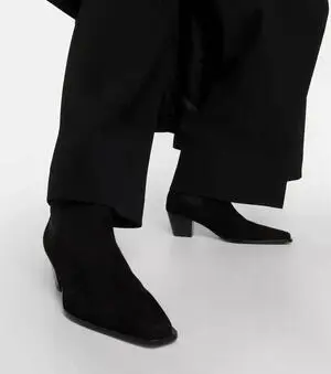 TOTEME The City Ankle Boots - Black