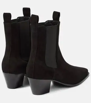 TOTEME The City Ankle Boots - Black