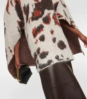 Stella McCartney Caped Jacquard Sweater