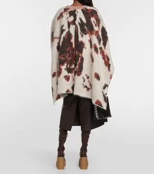 Stella McCartney Caped Jacquard Sweater