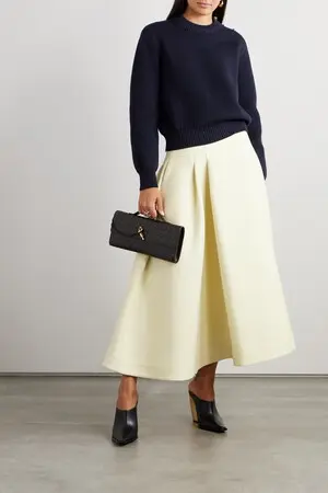 Bottega Veneta Ribbed-knit Wool Sweater - Blue