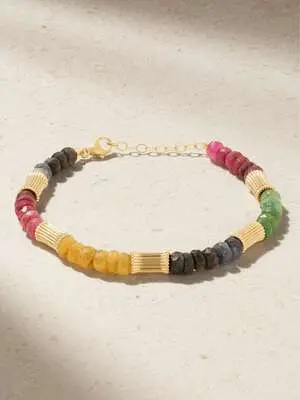Jia Jia Jumbo Gold Sapphire Bracelet