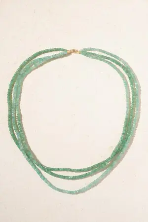 Jia Jia Gold Emerald Necklace