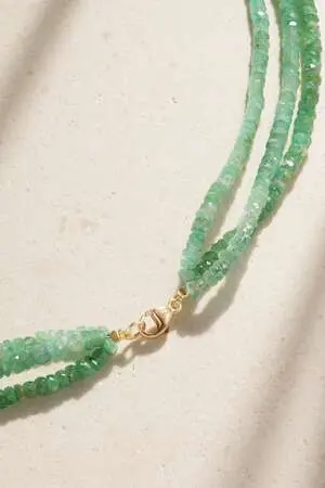 Jia Jia Gold Emerald Necklace