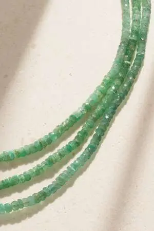 Jia Jia Gold Emerald Necklace